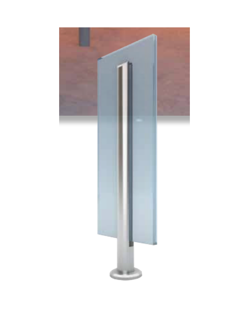 Glass guardrail: model KS4250